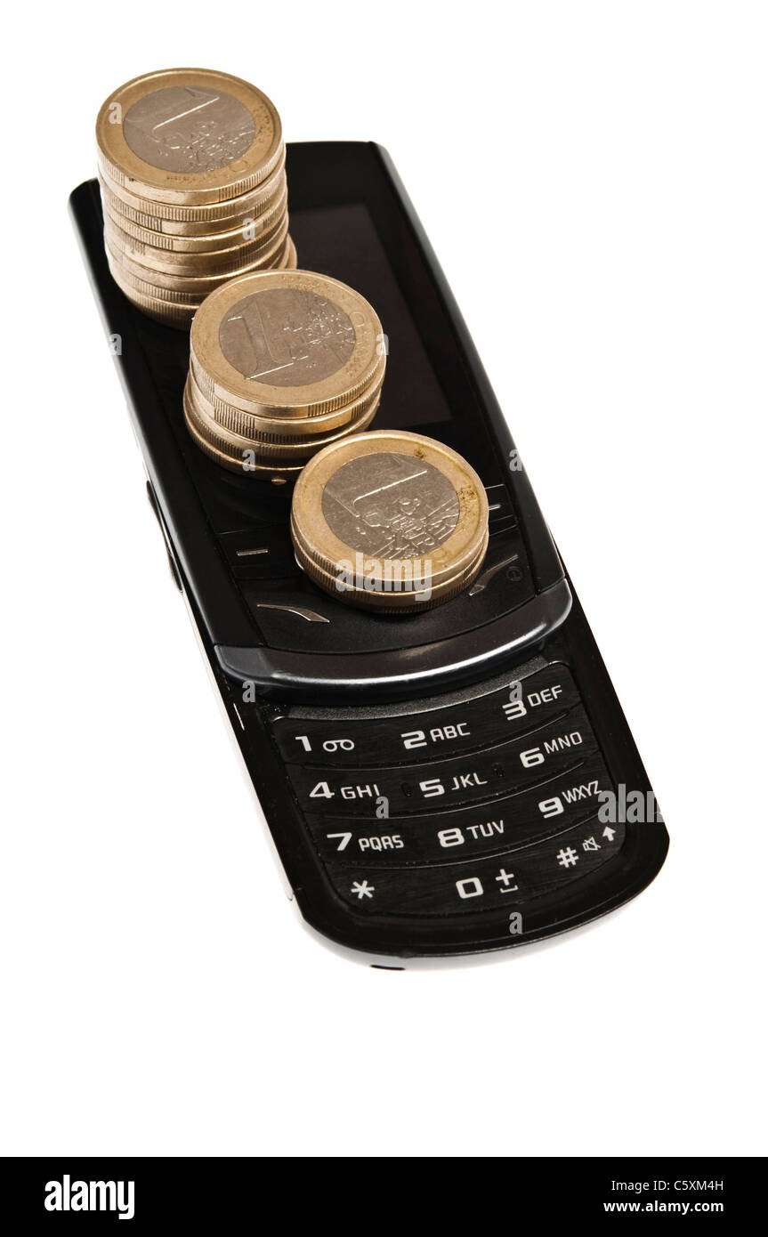 Money telephone hi-res stock photography and images - Alamy
