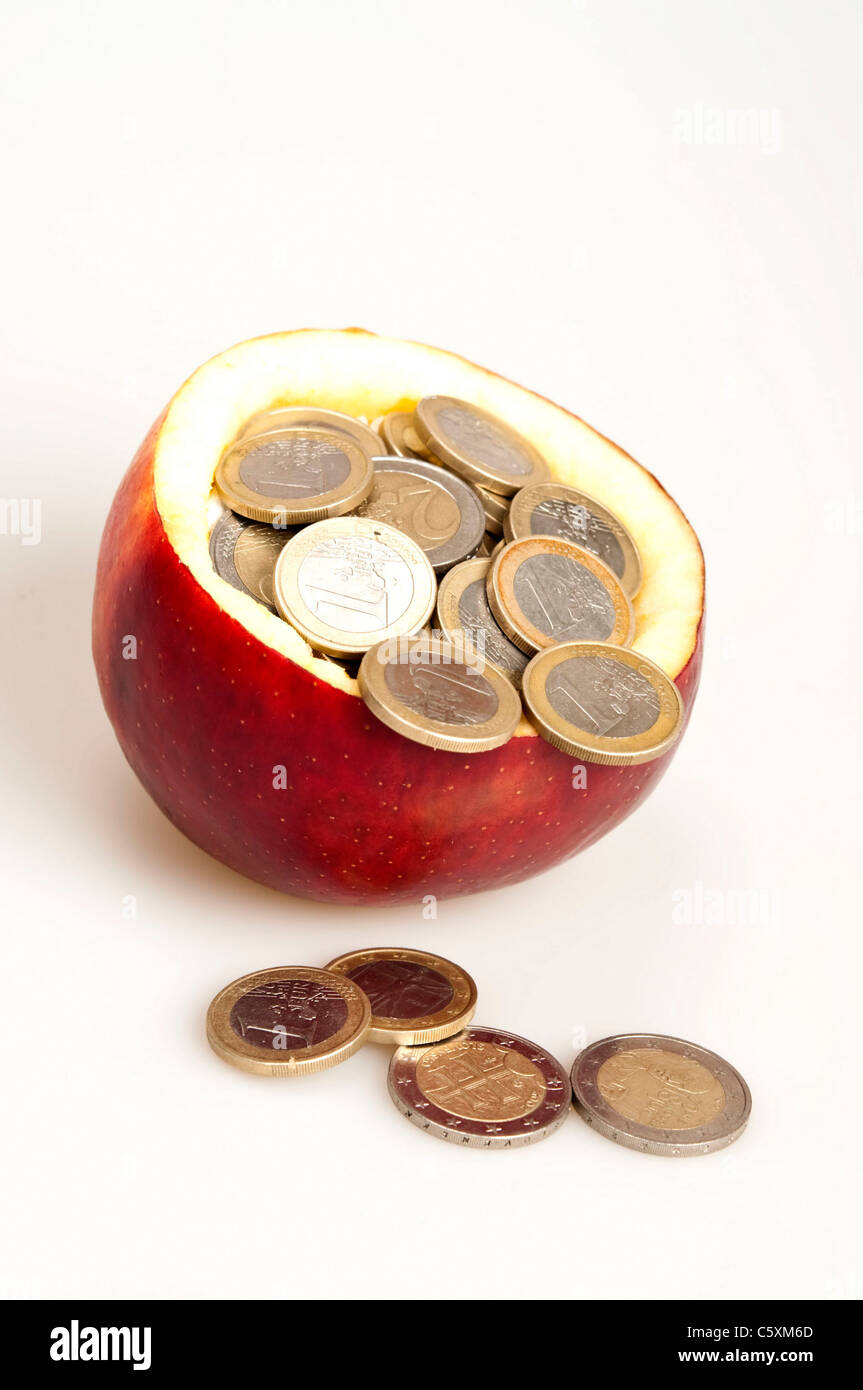 Euro coin inside hi-res stock photography and images - Alamy