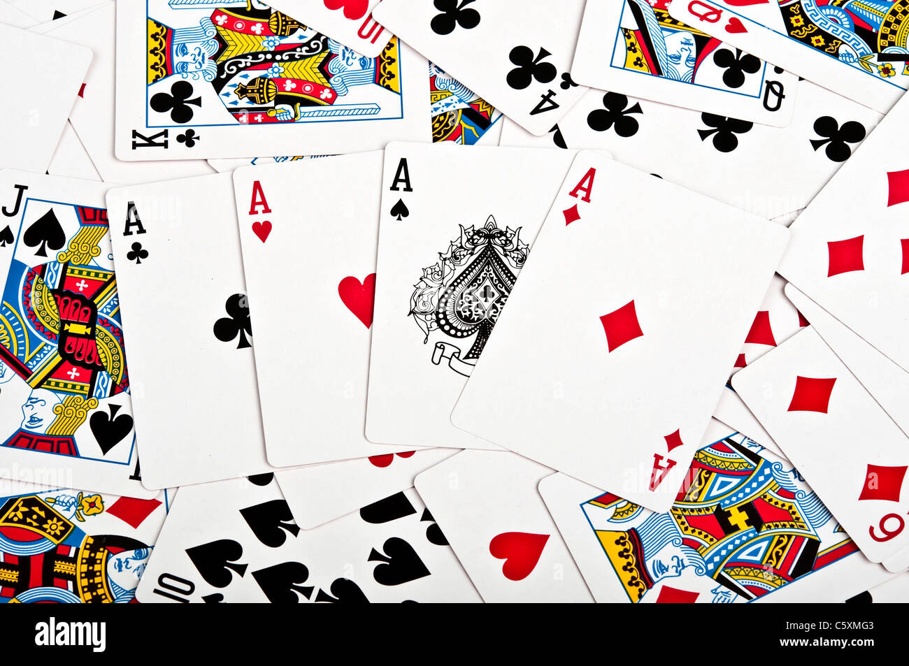 Many game cards close up Stock Photo - Alamy