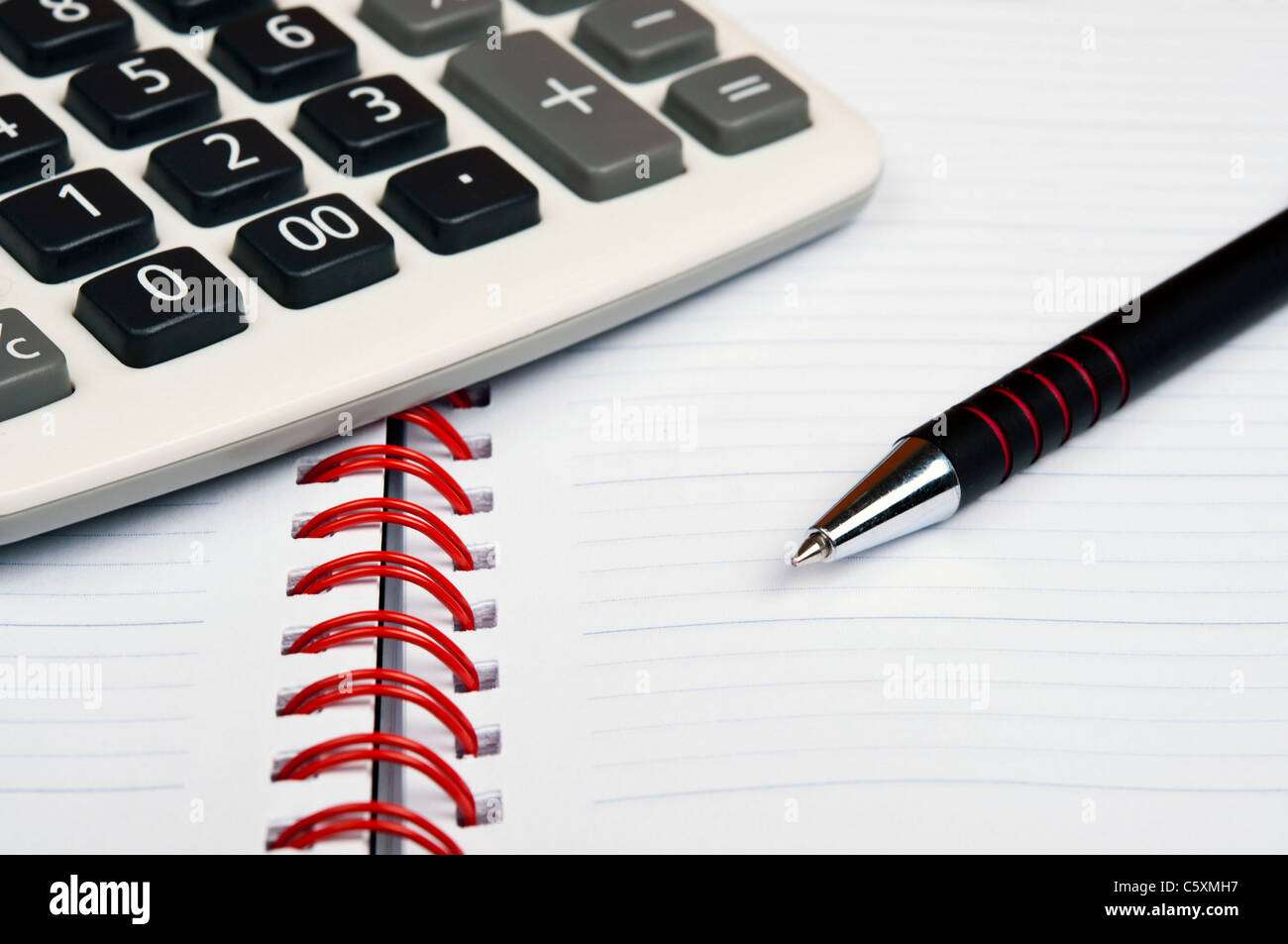 Open notebook pen mathematics hi-res stock photography and images - Alamy