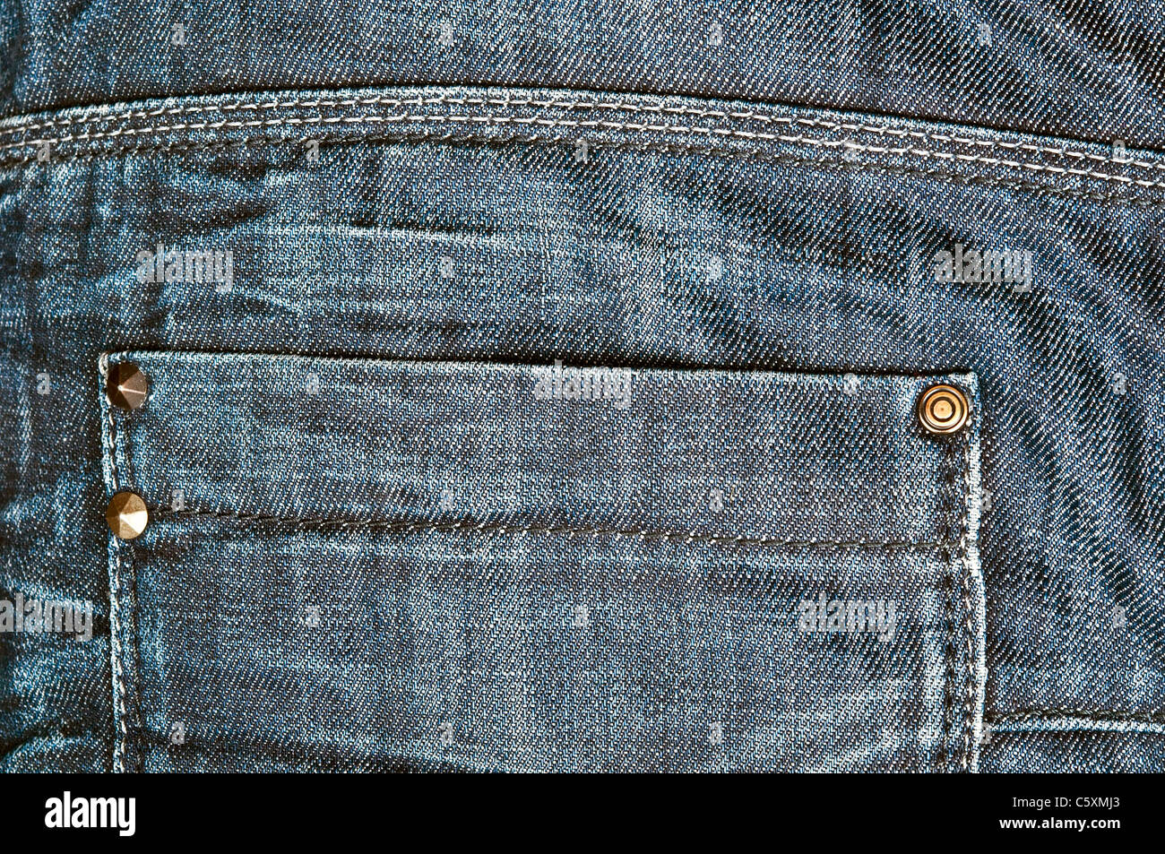 Denim jean back pocket hi-res stock photography and images - Alamy
