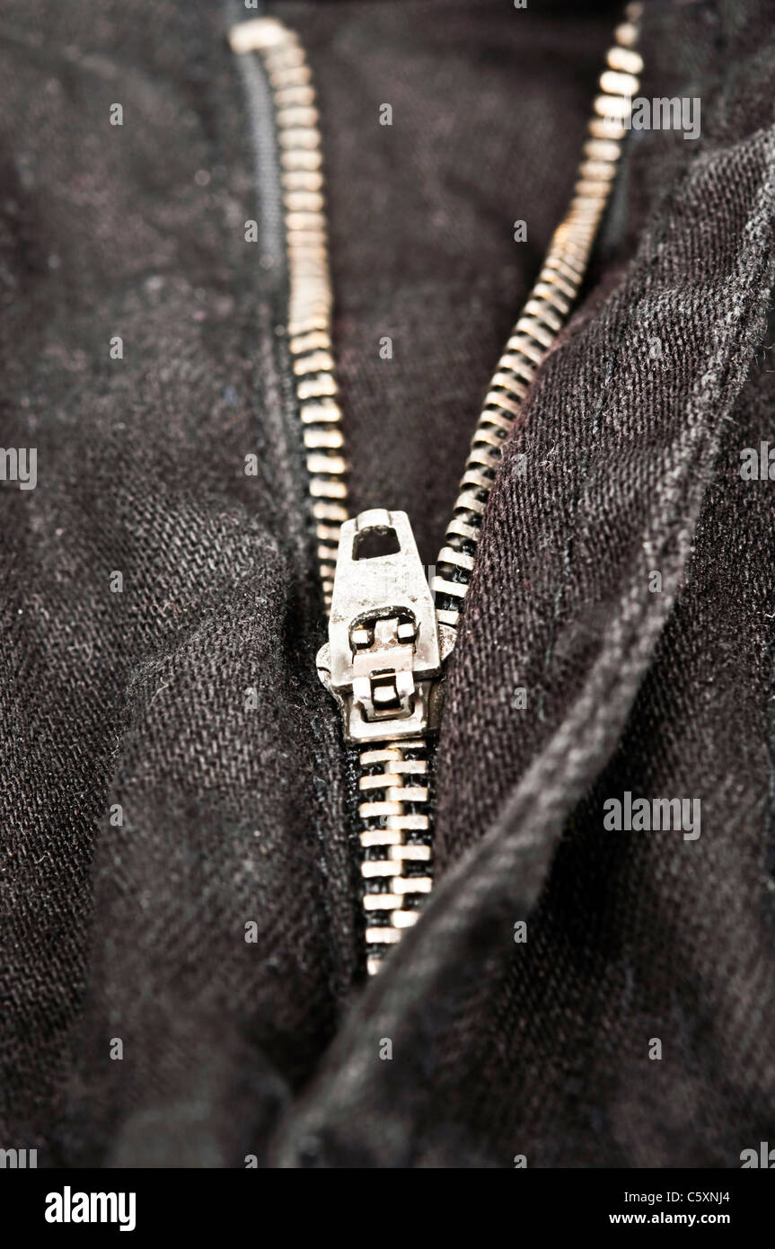 Jeans button and zipper hi-res stock photography and images - Alamy