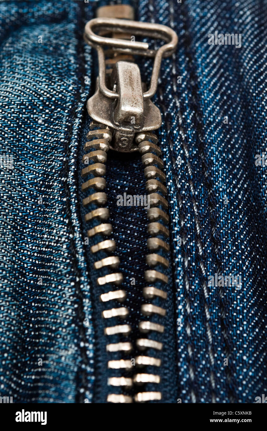 Jean zip hi-res stock photography and images - Alamy