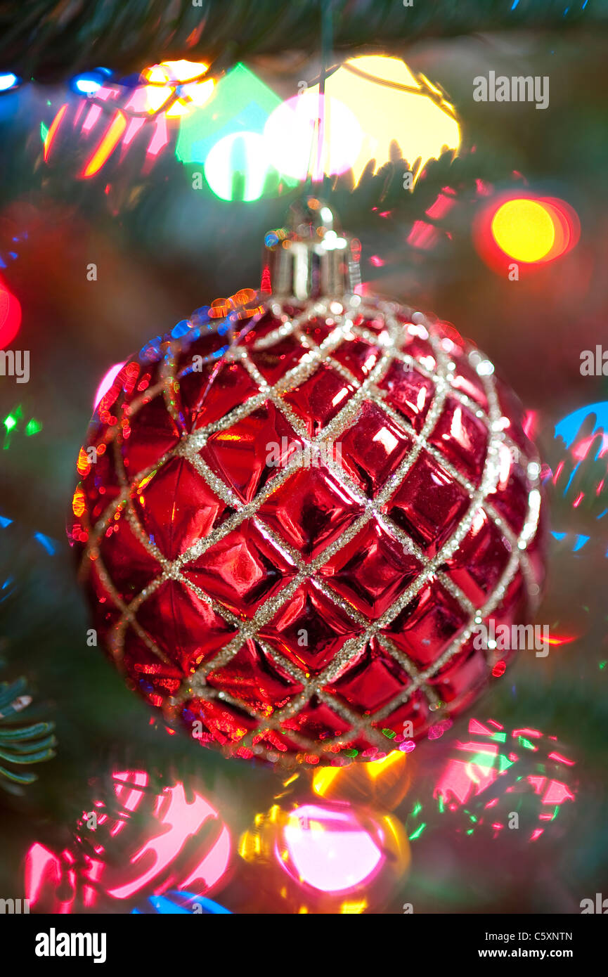 Christmas tree ornament hanging form a Christmas tree with Christmas ...