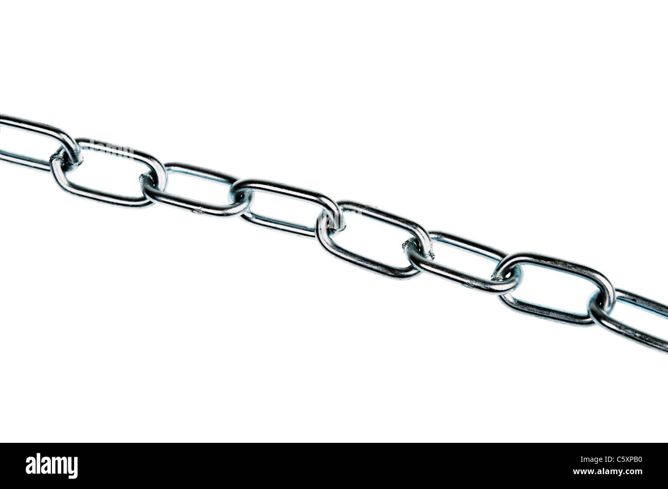 Chain isolated on white background Stock Photo - Alamy