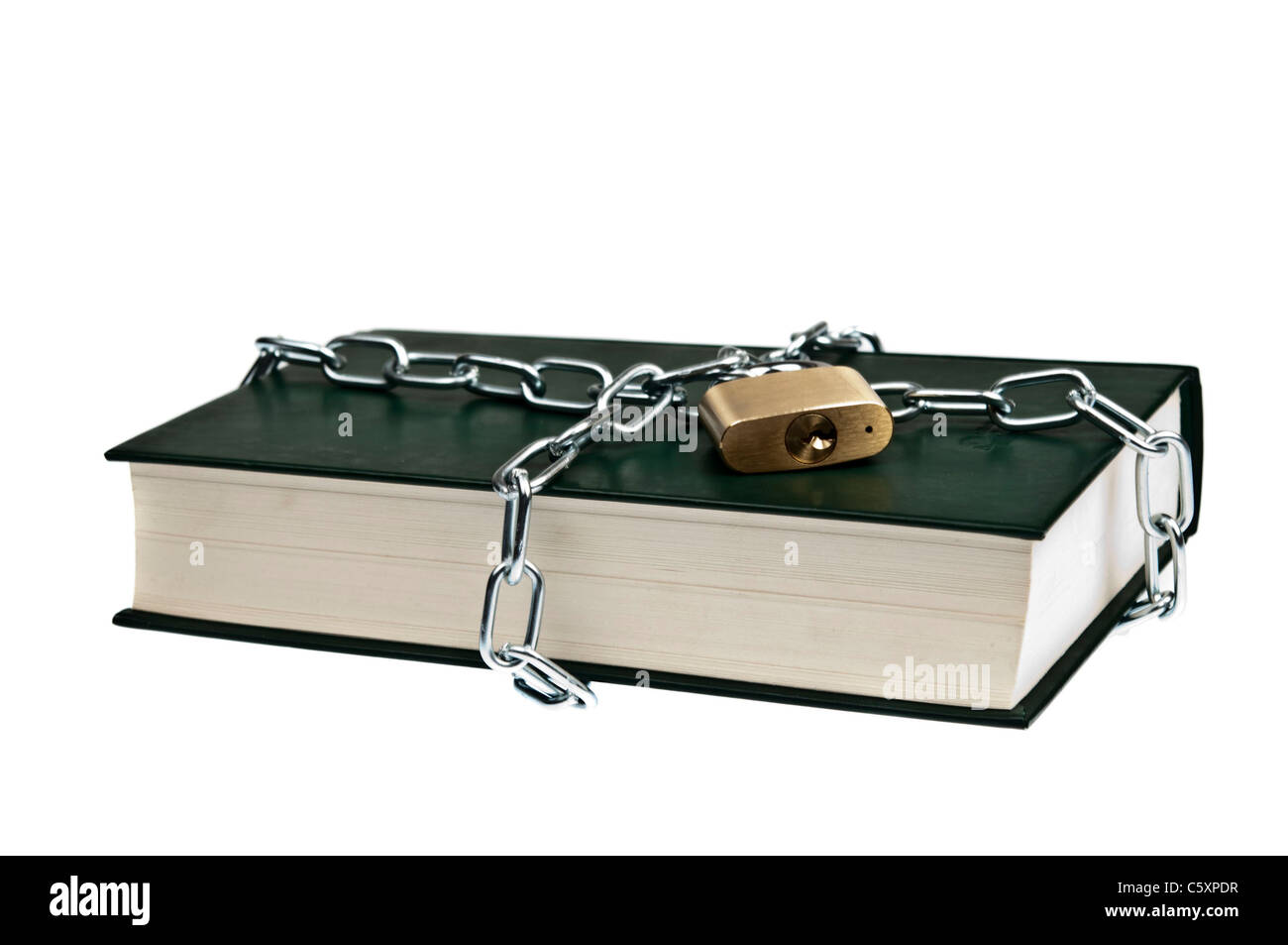 Chained padlock Cut Out Stock Images & Pictures - Alamy