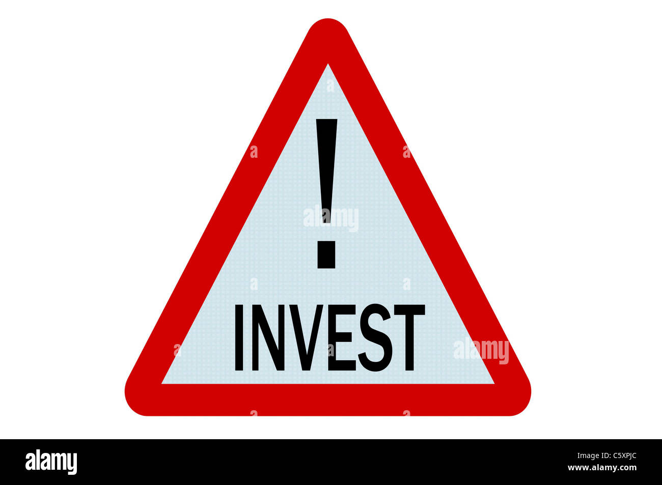 Invest sign illustration on white background Stock Photo - Alamy