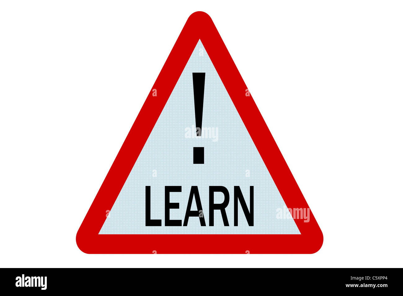 Learn sign illustration on white background Stock Photo - Alamy