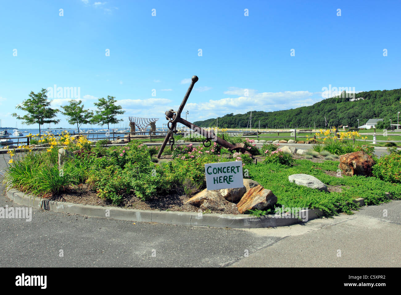 Shorefront Park, Village of Port Jefferson, Long Island NY Stock Photo ...