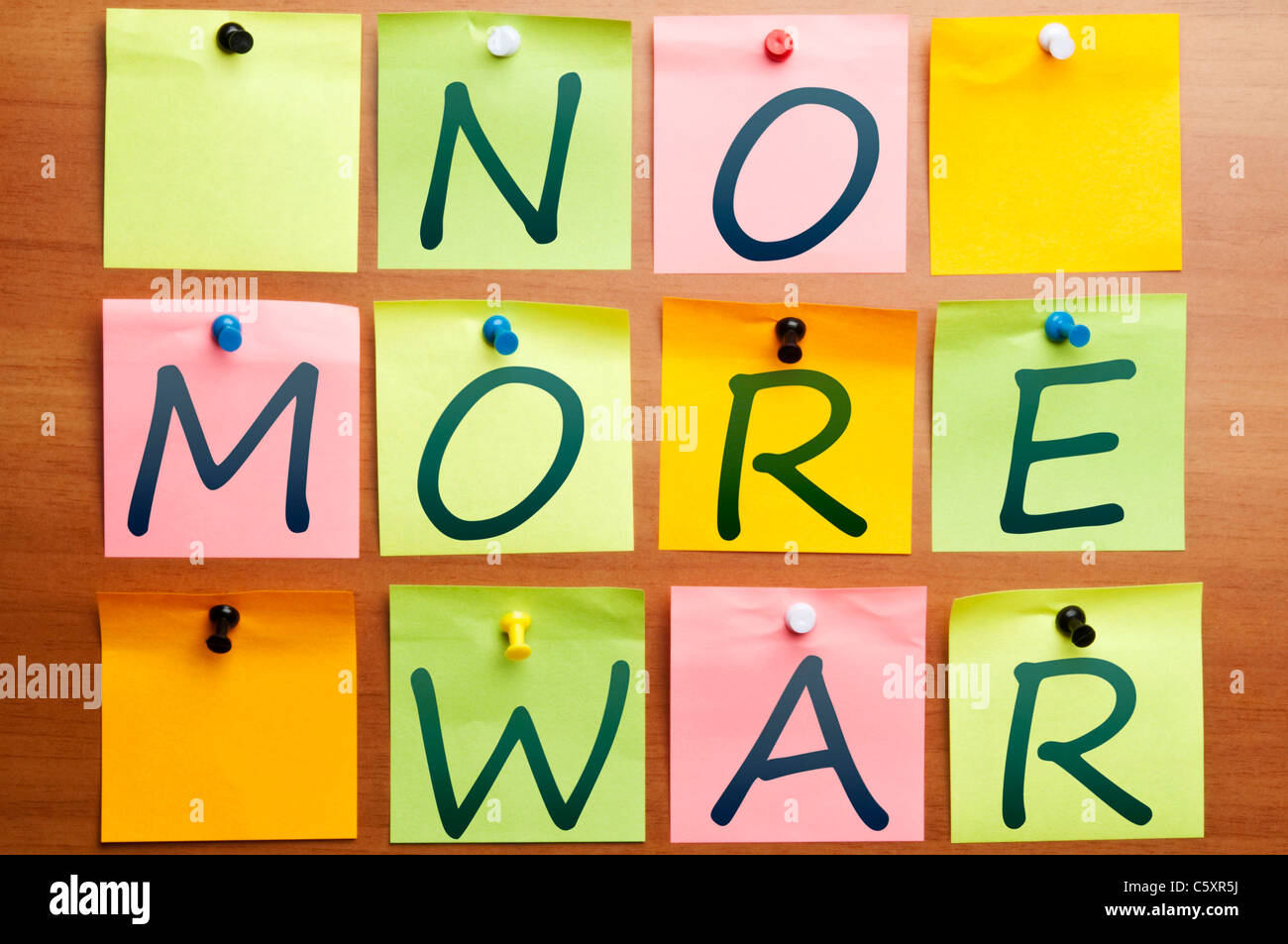No war message text hi-res stock photography and images - Alamy