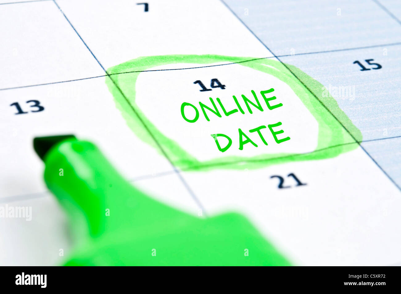 Date calendar hi-res stock photography and images - Alamy