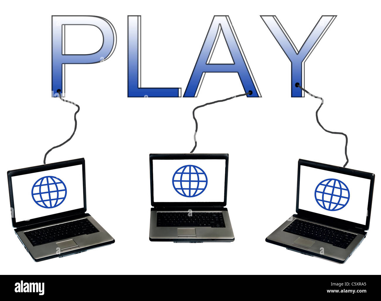 Play and connect Cut Out Stock Images & Pictures - Alamy