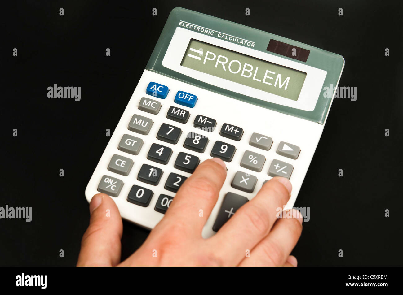 Math calculator unhappy hi-res stock photography and images - Alamy
