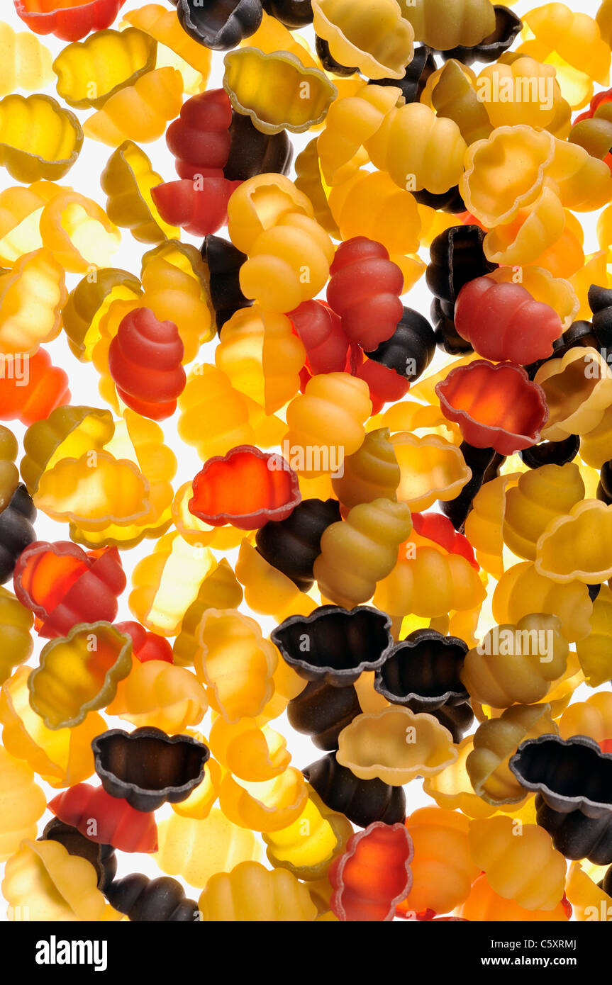 Italian pasta shells close-up Stock Photo - Alamy