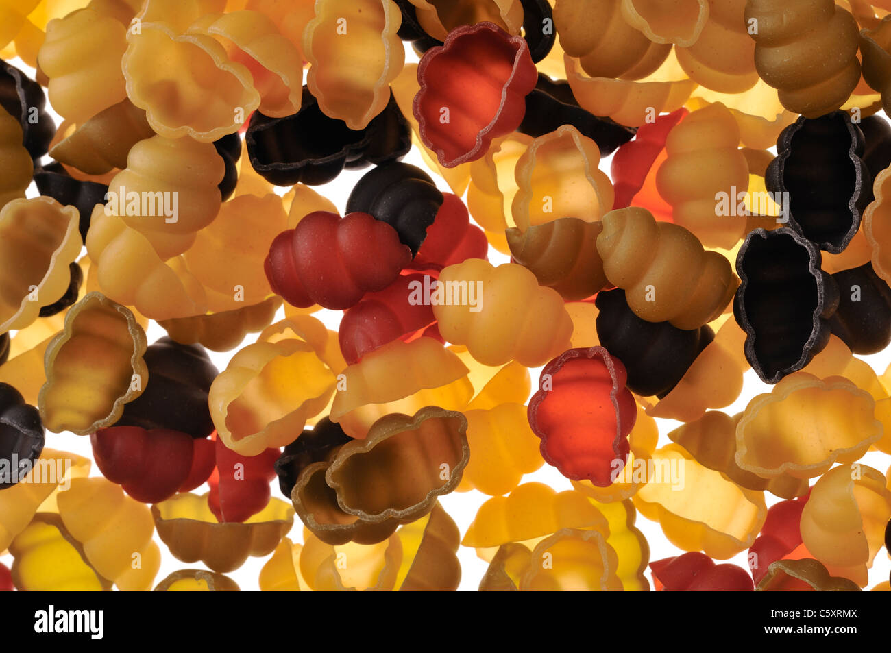 Italian pasta shells close-up Stock Photo - Alamy
