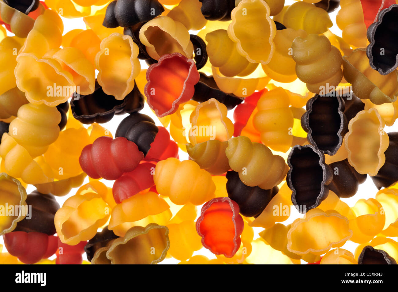 Italian pasta shells close-up Stock Photo - Alamy