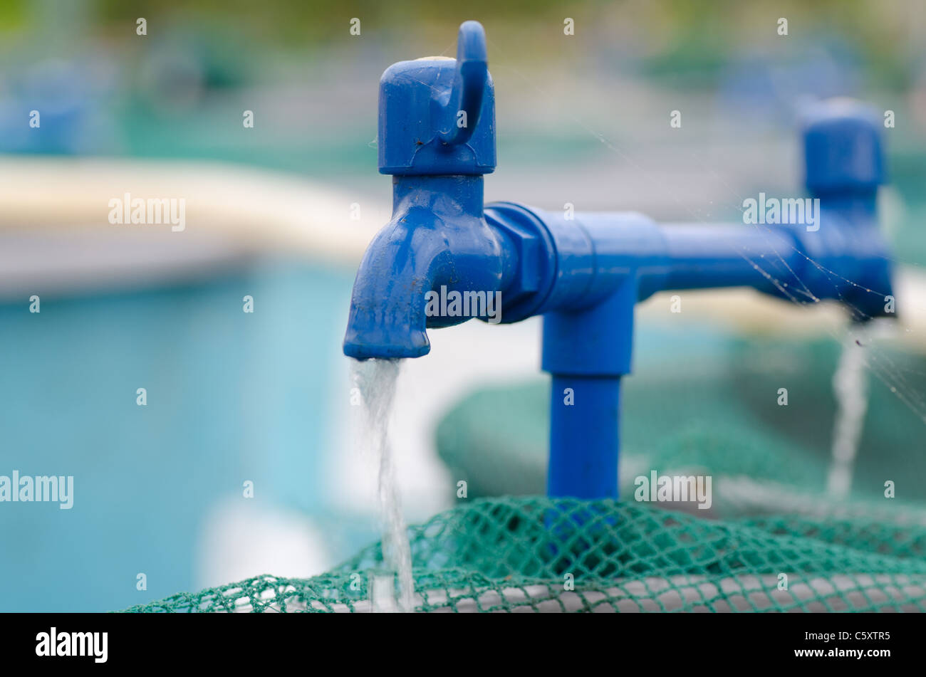 Agriculture aquaculture water system farm Stock Photo - Alamy