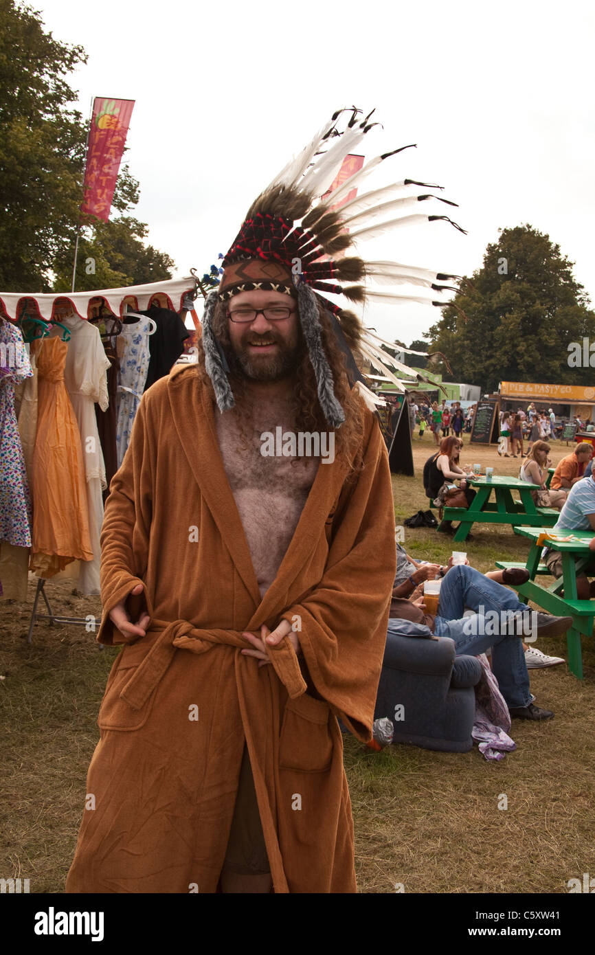 David Harrison (beef warehouse D.J) in fancy dress at the Latitude ...