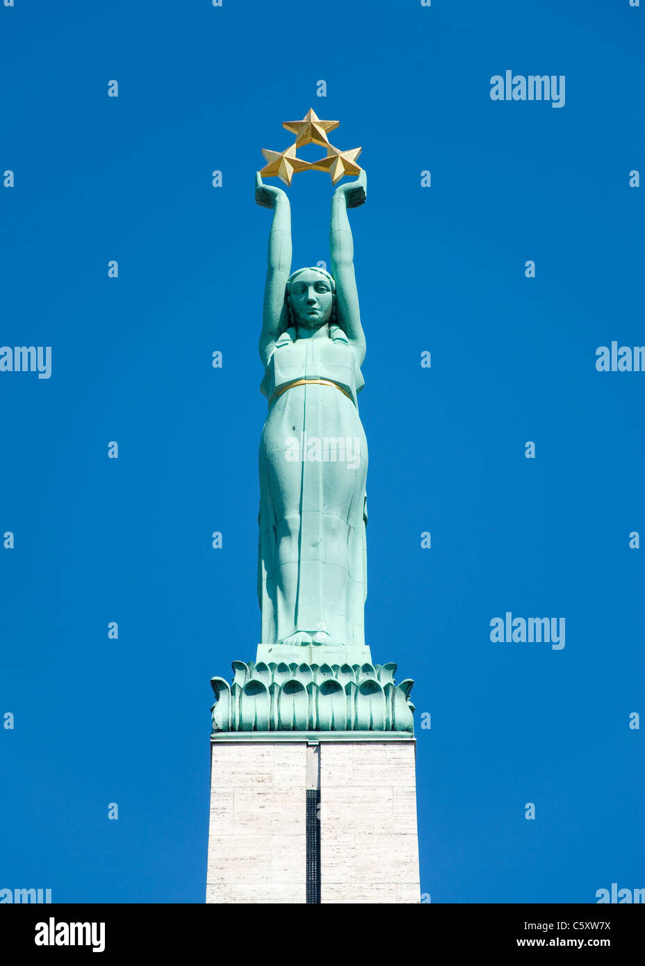 Freedom Monument, Riga, Latvia Stock Photo - Alamy