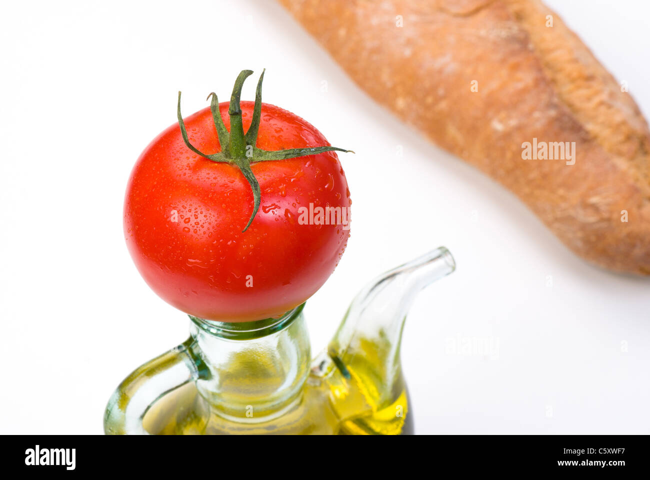 Mediterranean ingredients: simple, tasty and healthy food staples Stock ...