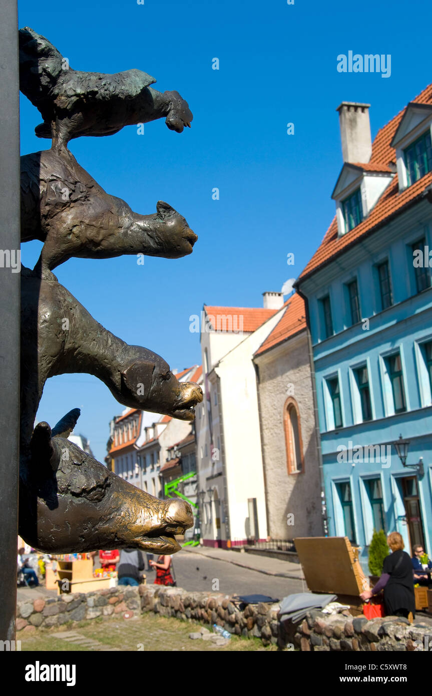 Animal Statue, Riga, Latvia Stock Photo - Alamy