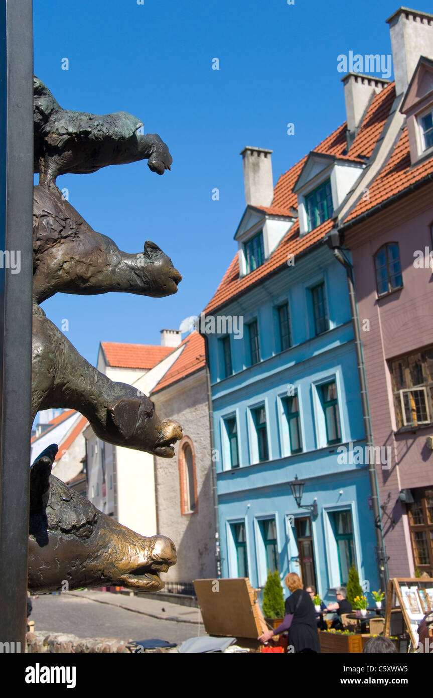 Animal Statue, Riga, Latvia Stock Photo - Alamy