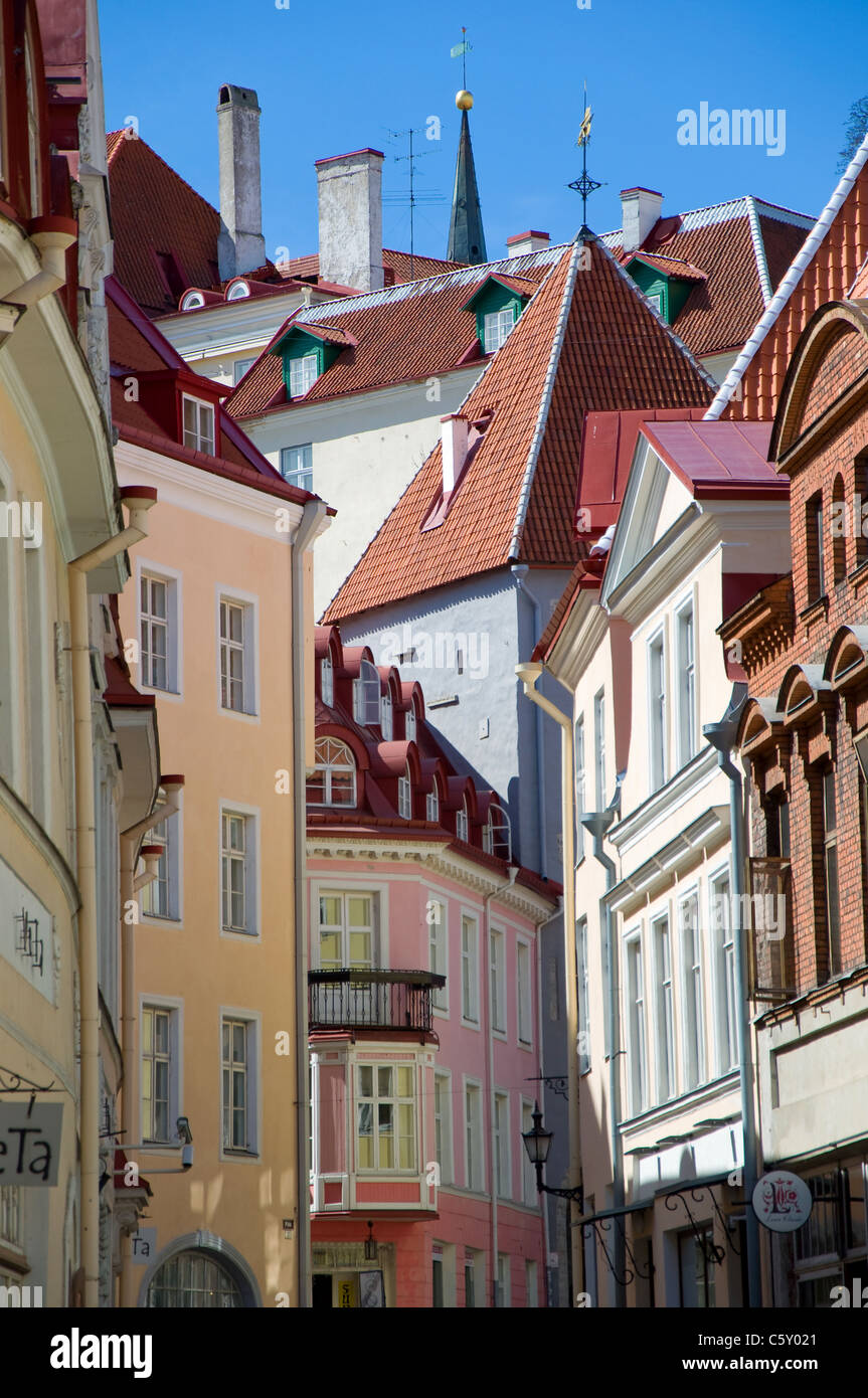 Colourful Houses, Tallinn, Estonia Stock Photo - Alamy