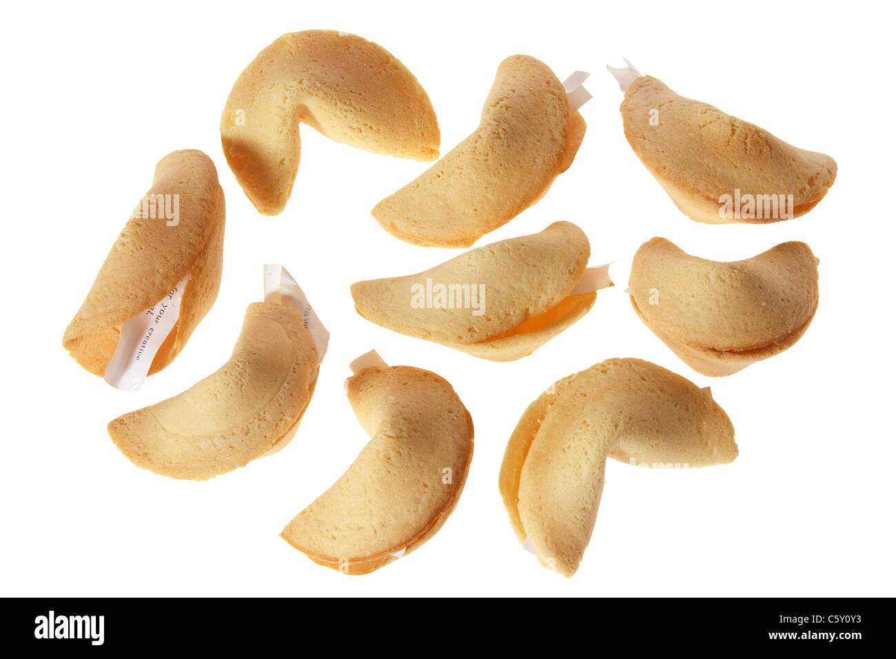 Chinese fortune biscuit Cut Out Stock Images & Pictures - Alamy