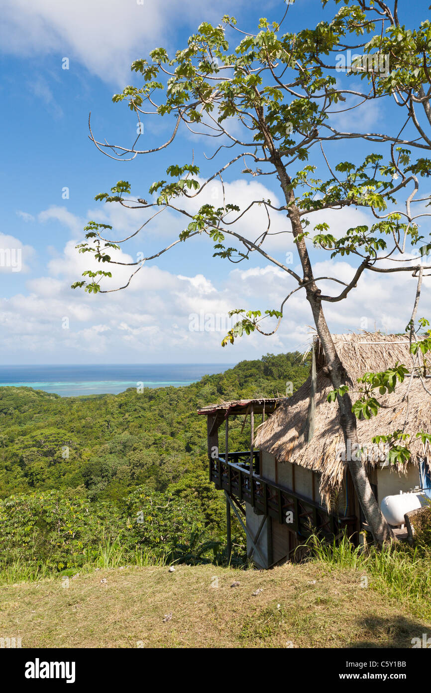 Tropical straw roof hut hi-res stock photography and images - Alamy
