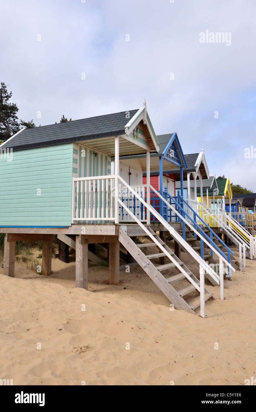 Traditional Beach Huts Stock Photo - Alamy