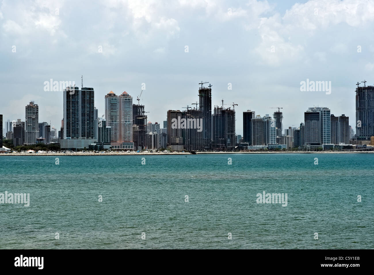 Panama city view at the downtown high rise buildings Stock Photo - Alamy