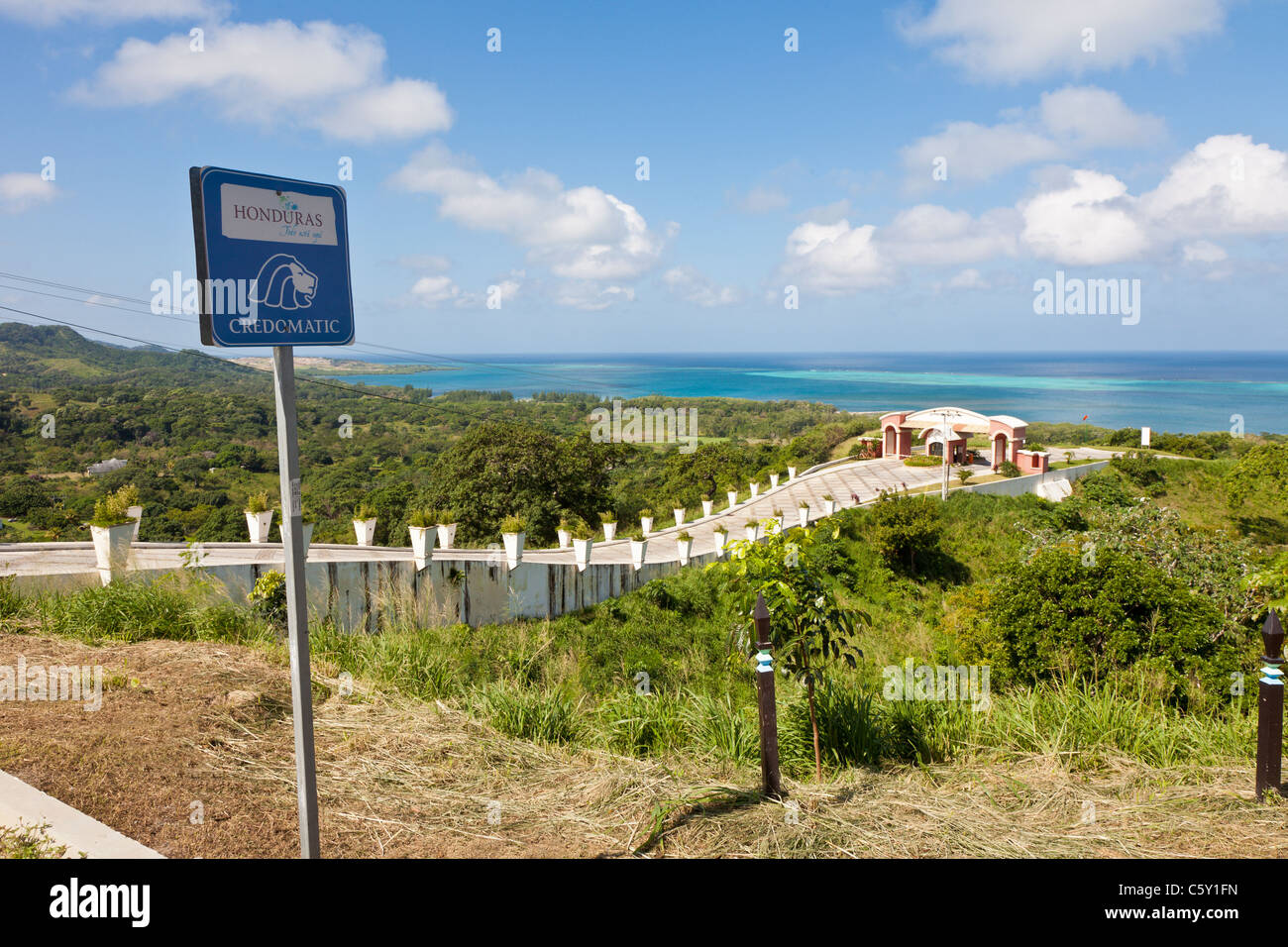 Caribbean road sign hi-res stock photography and images - Alamy