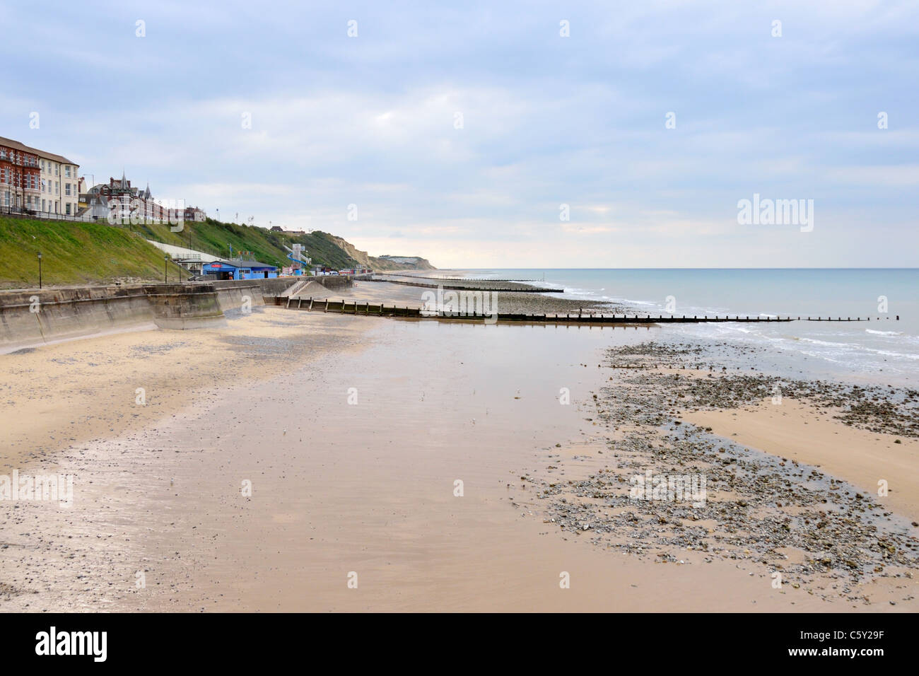 Cromer beach from the pier Stock Photo - Alamy