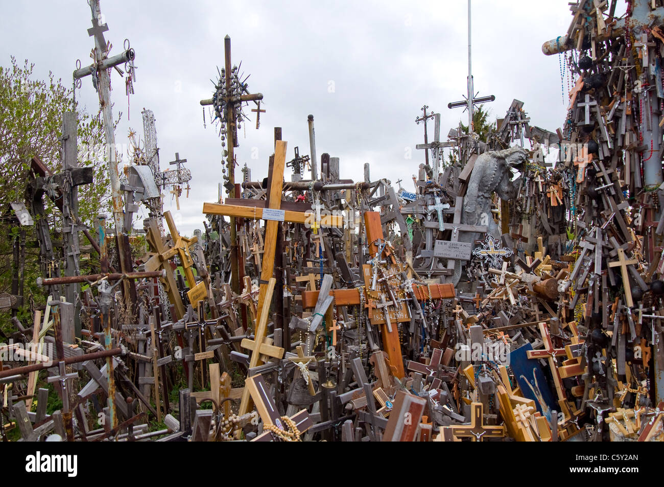Pilgrims crosses hi-res stock photography and images - Alamy