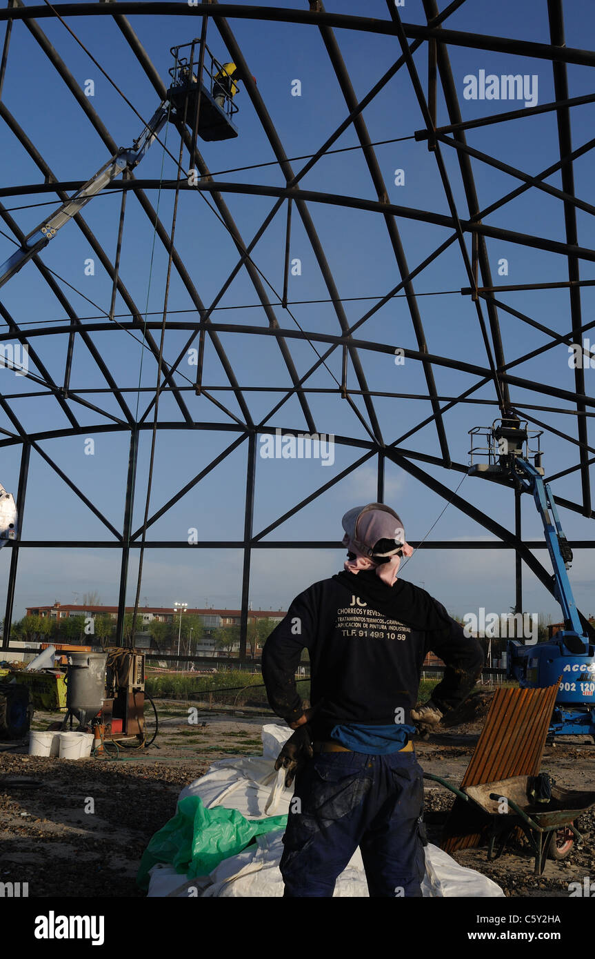 Cleaning of the structure .Construction of the Museum " House of ...