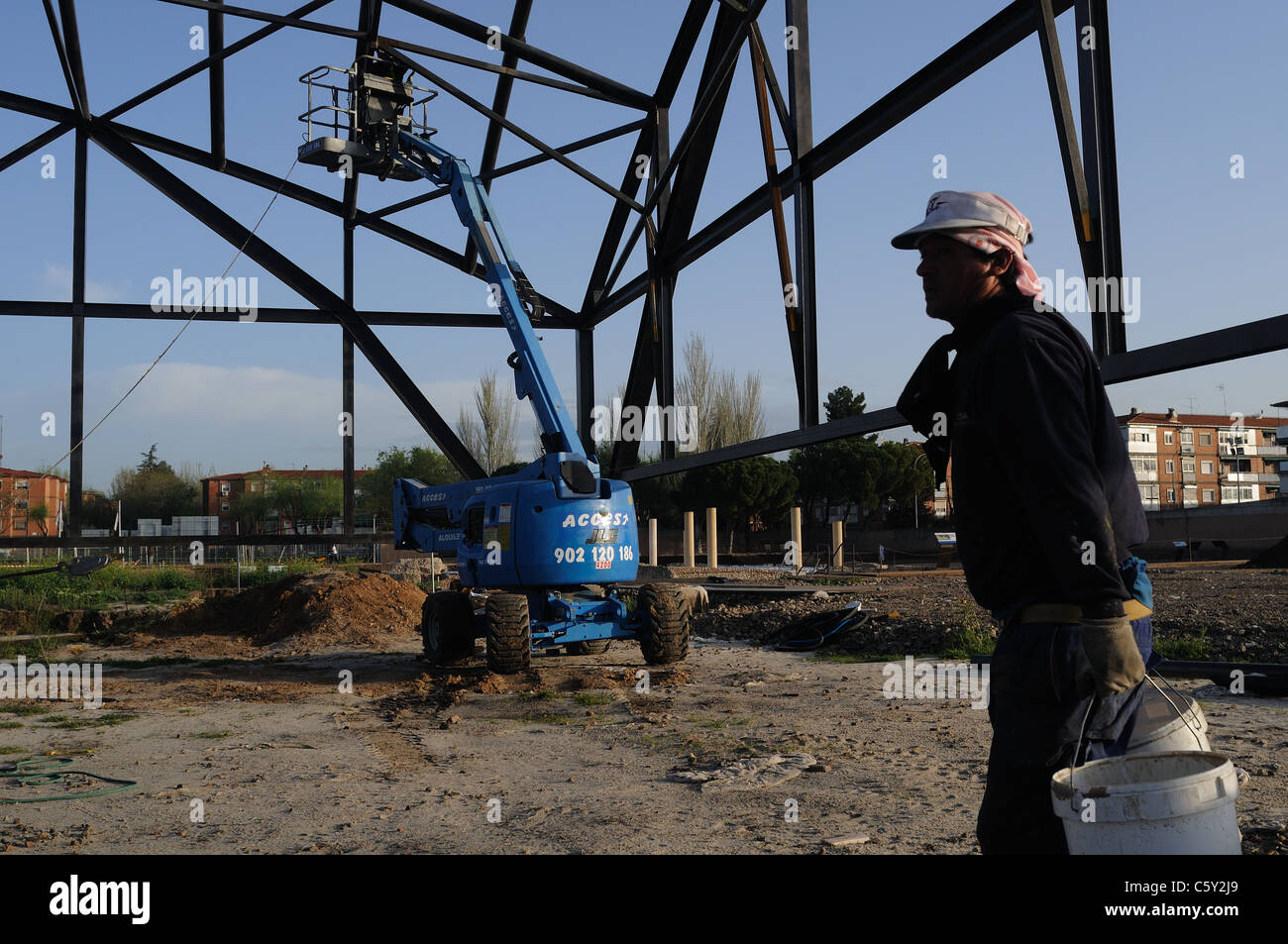 Welding . Construction of the Museum " House of Griffins " Roman city ...