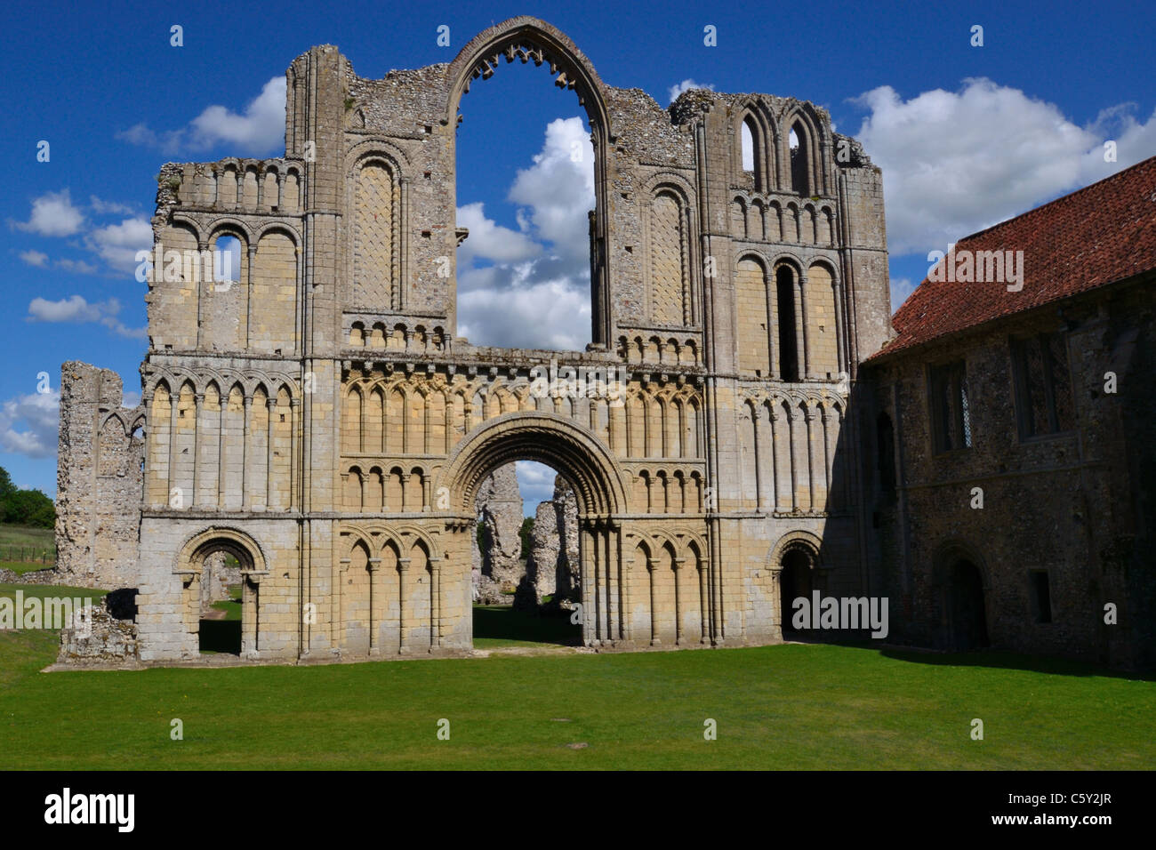 Castle Acre Priory Stock Photo - Alamy