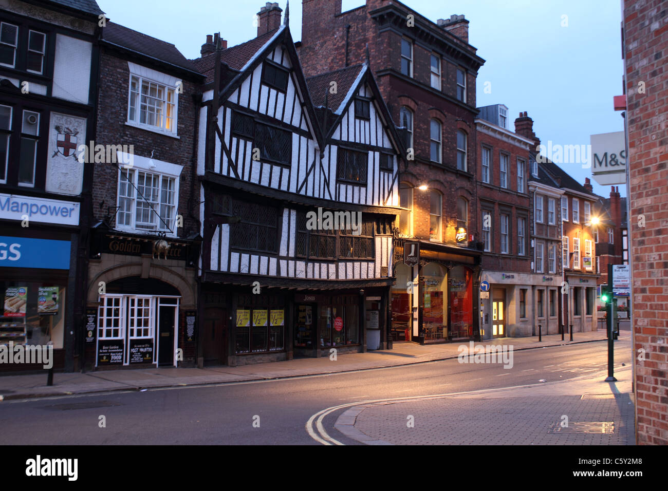 historic buildings york Stock Photo - Alamy