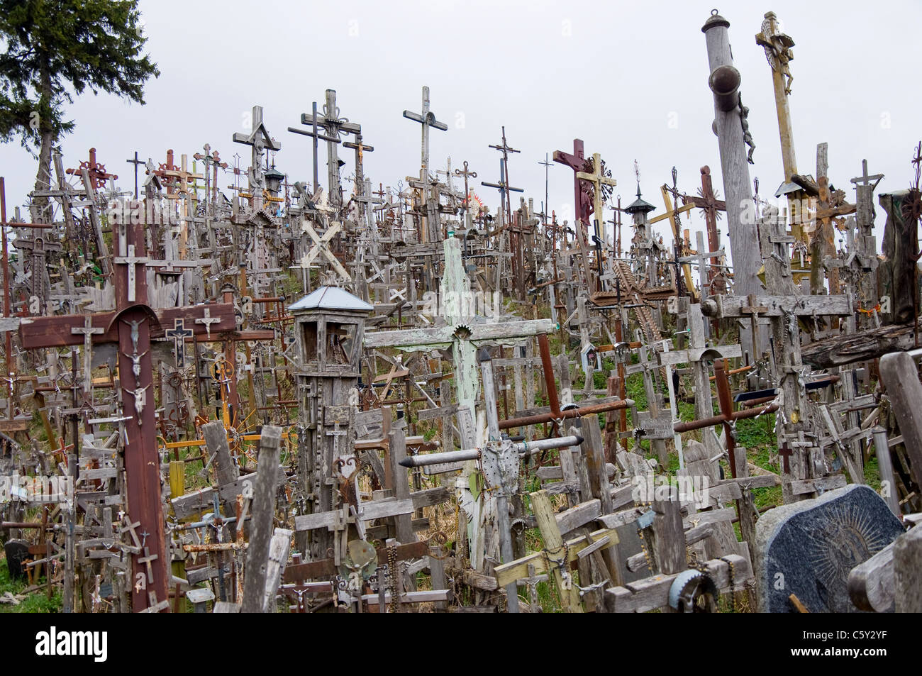 Pilgrims crosses hi-res stock photography and images - Alamy