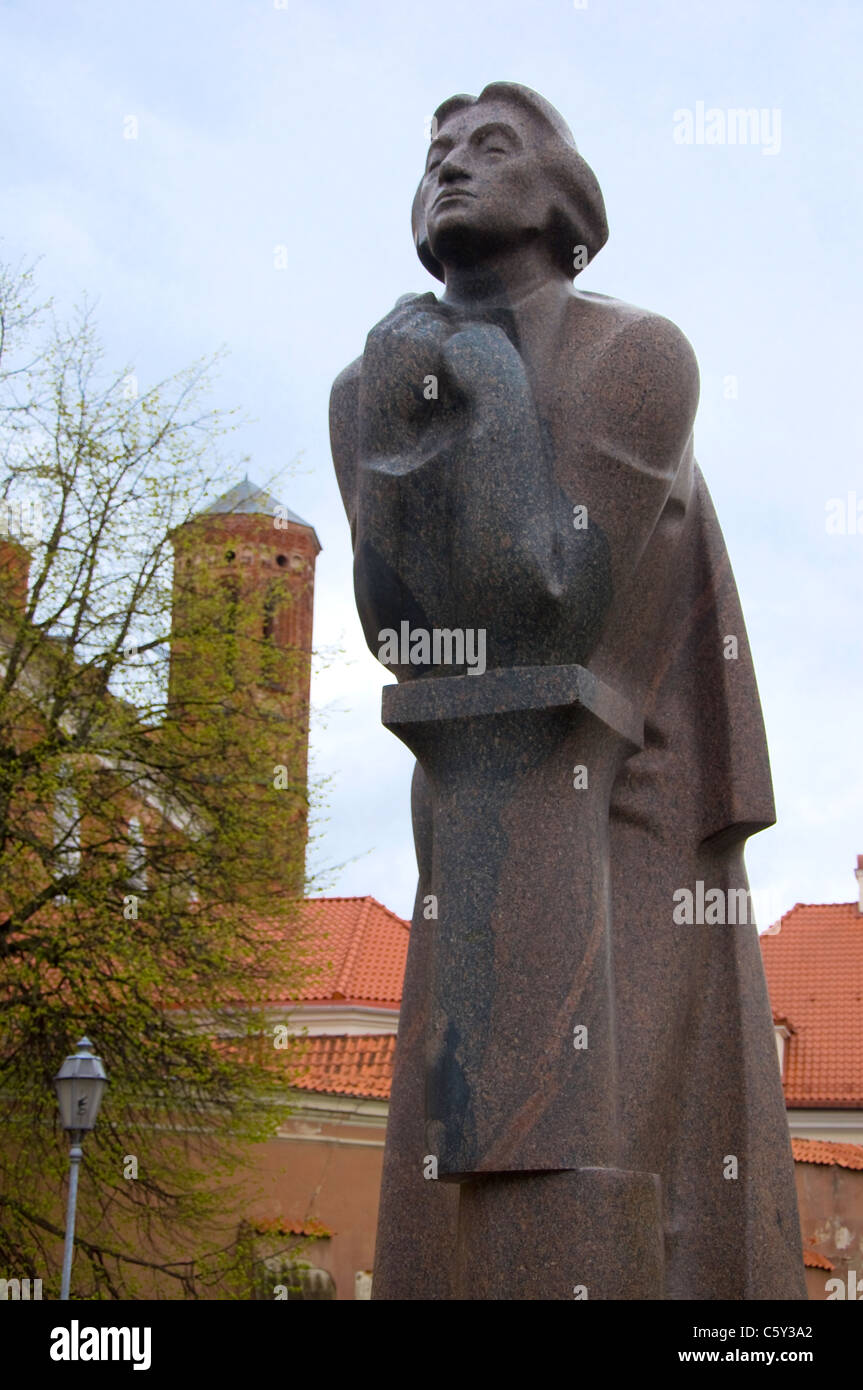 Statue of adam mickiewicz hi-res stock photography and images - Alamy