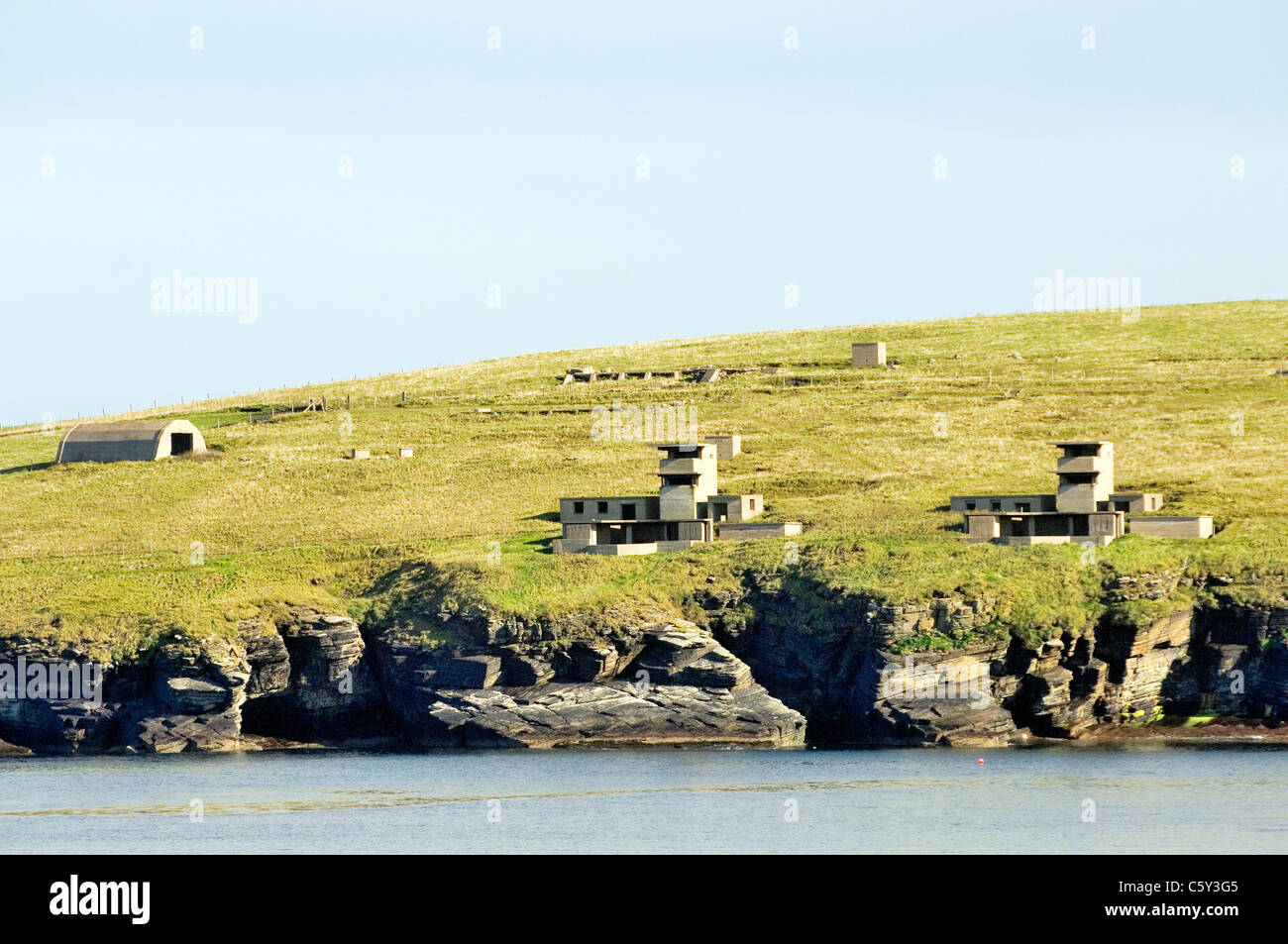 Hoxa head coastal batteries hi-res stock photography and images - Alamy
