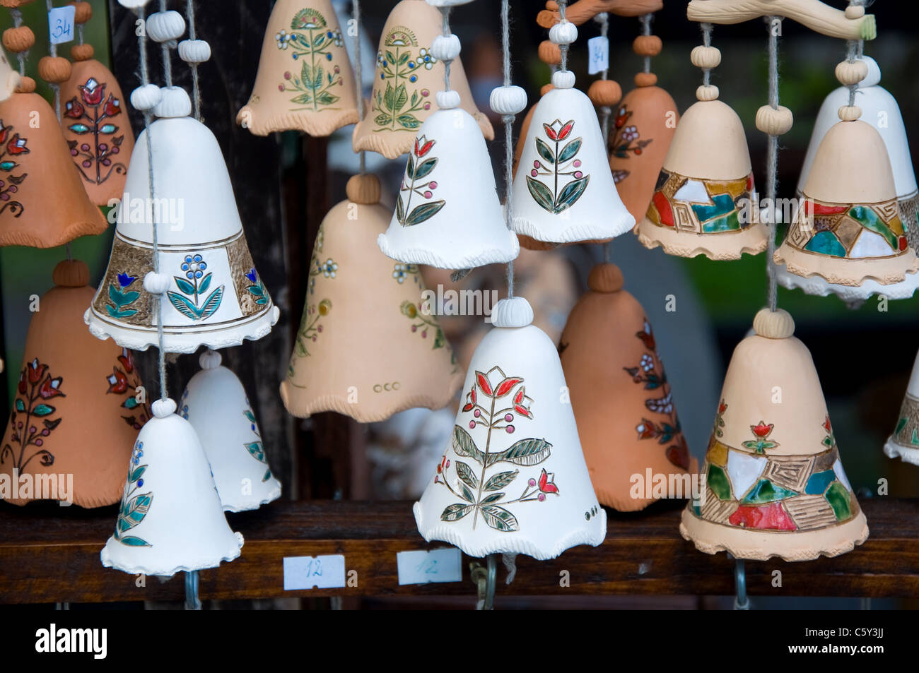 Ceramic Bells, Trakai Castle, Trakai, Lithuania Stock Photo - Alamy