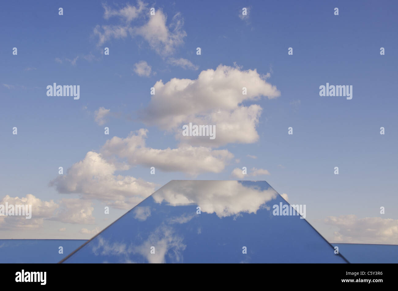 summer sky clouds and mirrors background Stock Photo - Alamy