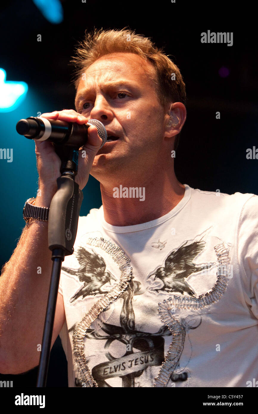 06-08-2011 : Jason Donovan performing at the Here and Now 80s concert ...