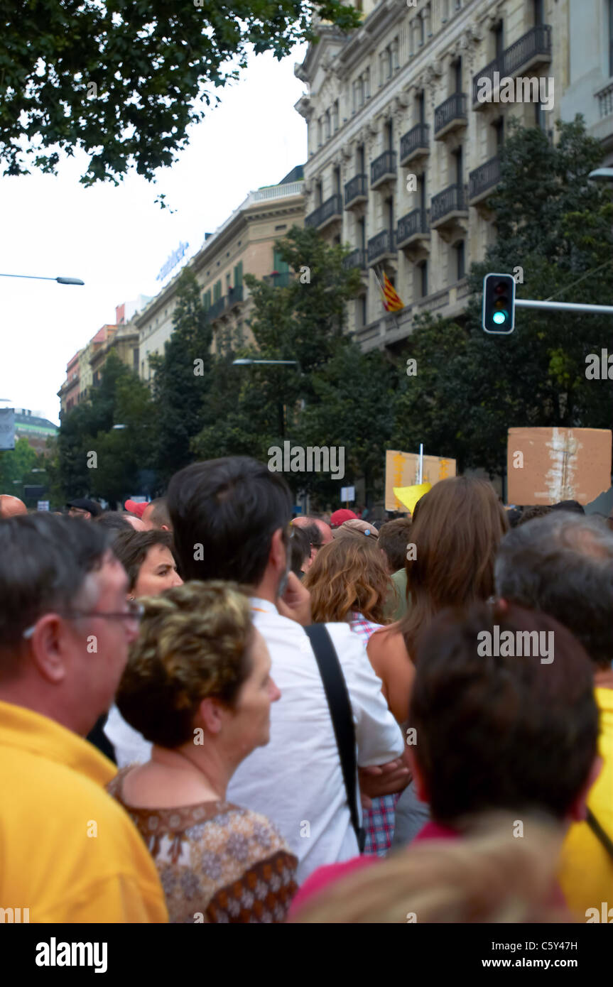 -Spanish Revolution- Demonstration 15M Movement in Barcelona, Spain ...