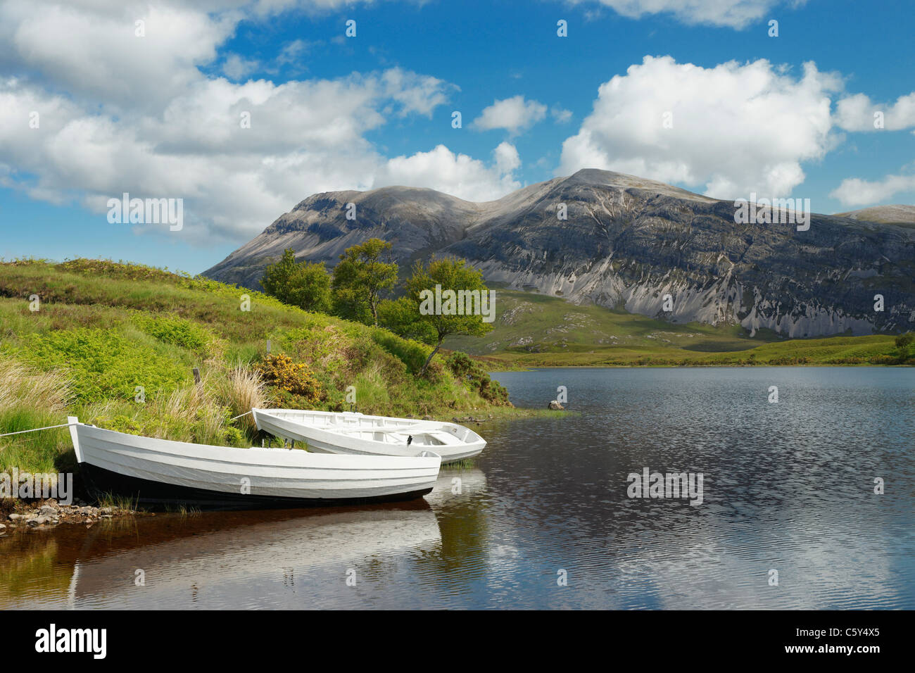 Loch Stack and Arkle, Sutherland, Highland, Scotland, UK Stock Photo ...