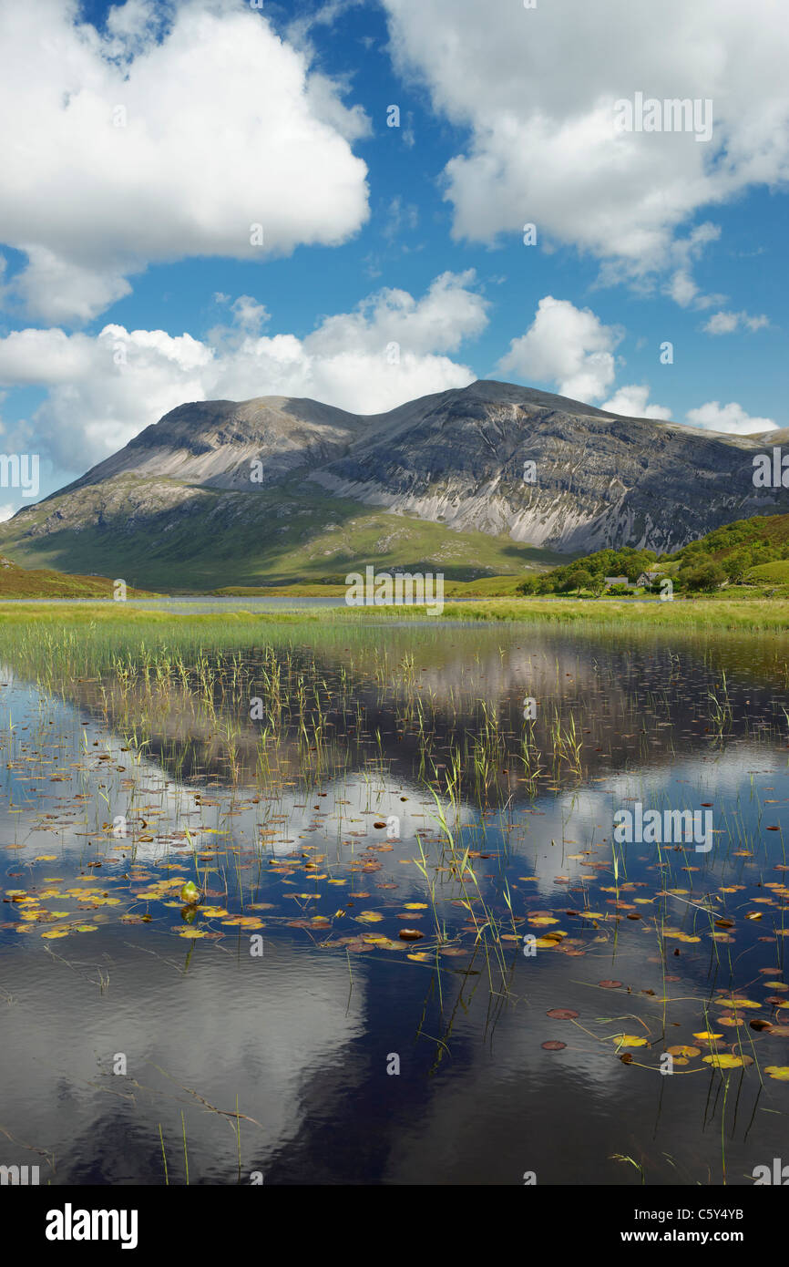 Loch Stack and Arkle, Sutherland, Highland, Scotland, UK Stock Photo ...