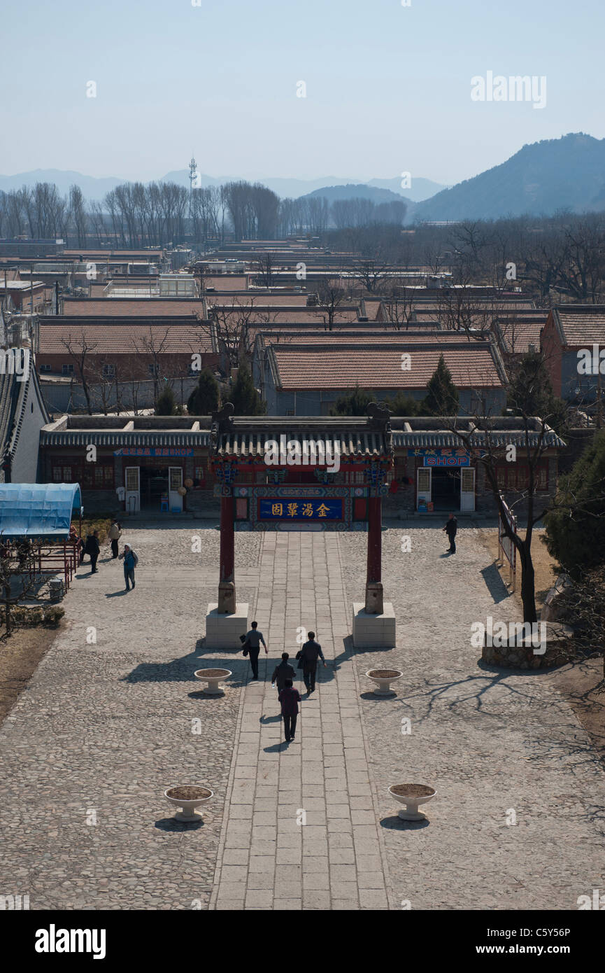 Gateway to the Great Wall at Huangyaguan Pass near Beijing, China Stock ...