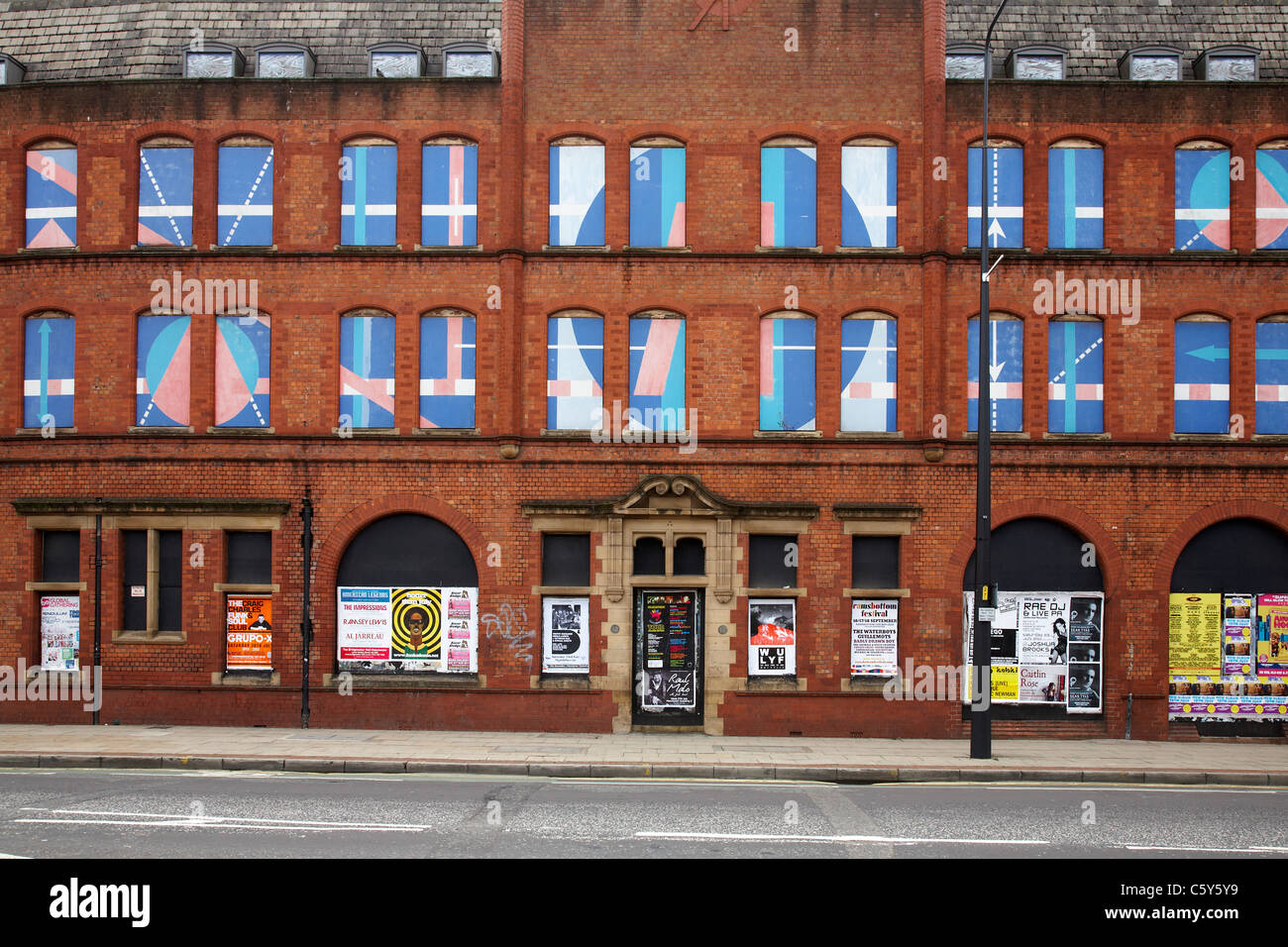 Empty and boarded up 10-12 Whitworth Street West building in Manchester ...