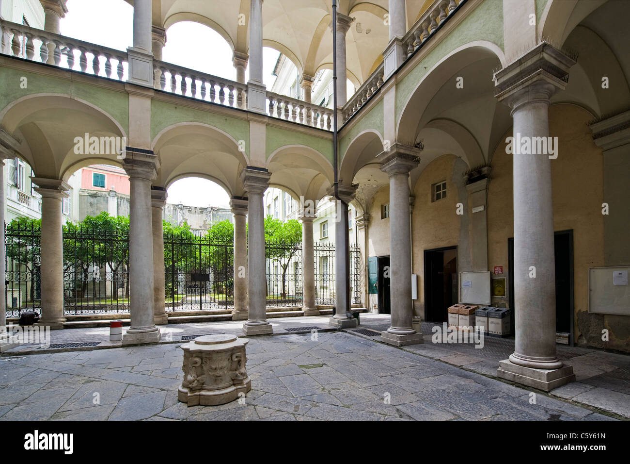 Balbi Senarega palace, Palazzo Balbi Senarega, Genoa, Liguria, Italy ...